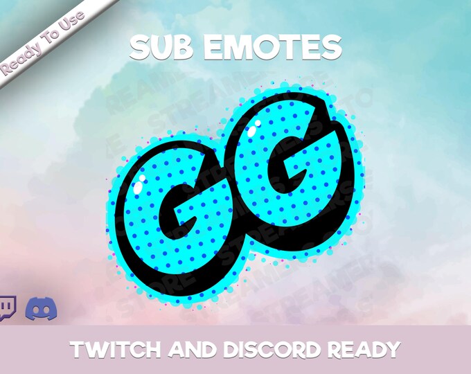 GG Key Emote Twitch Emote Youtube Emote Discord Emote Community Emote ...