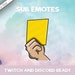 FIFA Yellow Card Emote - FIFA Twitch Emote - Youtube Emote - Discord ...