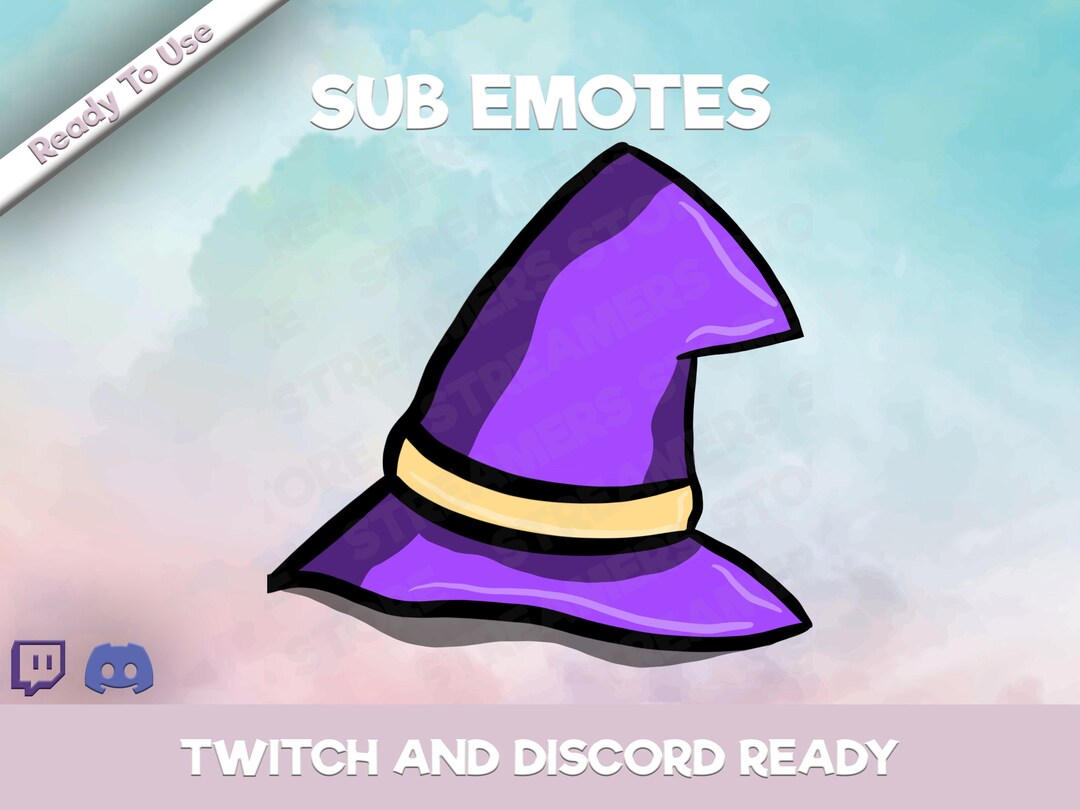 Hogwarts Witches Wizards Hat Emote - Hogwarts Legacy Twitch Emote ...
