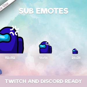 Among Us Angry Emote - Among Us Twitch Emote - Youtube Emote - Discord ...