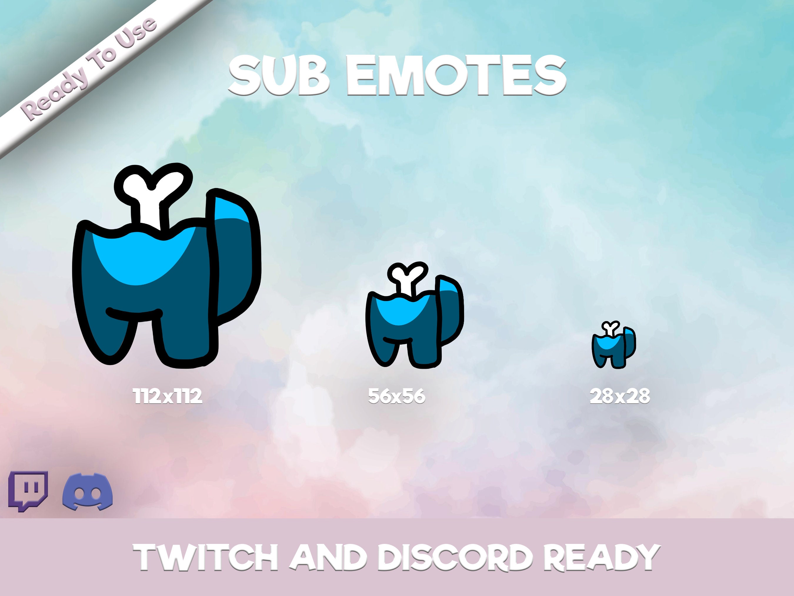 Among Us Dead Emote Among Us Twitch Emote Youtube Emote Discord Emote ...