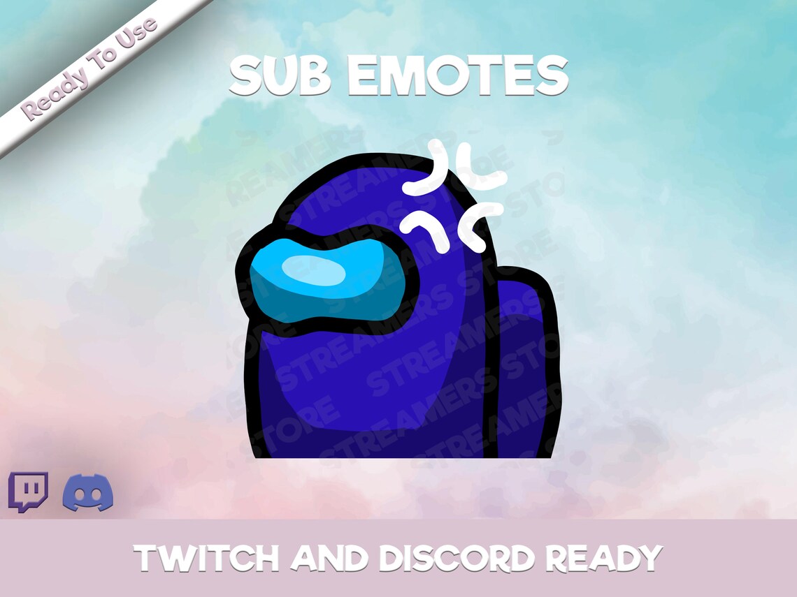 Among Us Angry Emote - Among Us Twitch Emote - Youtube Emote - Discord ...