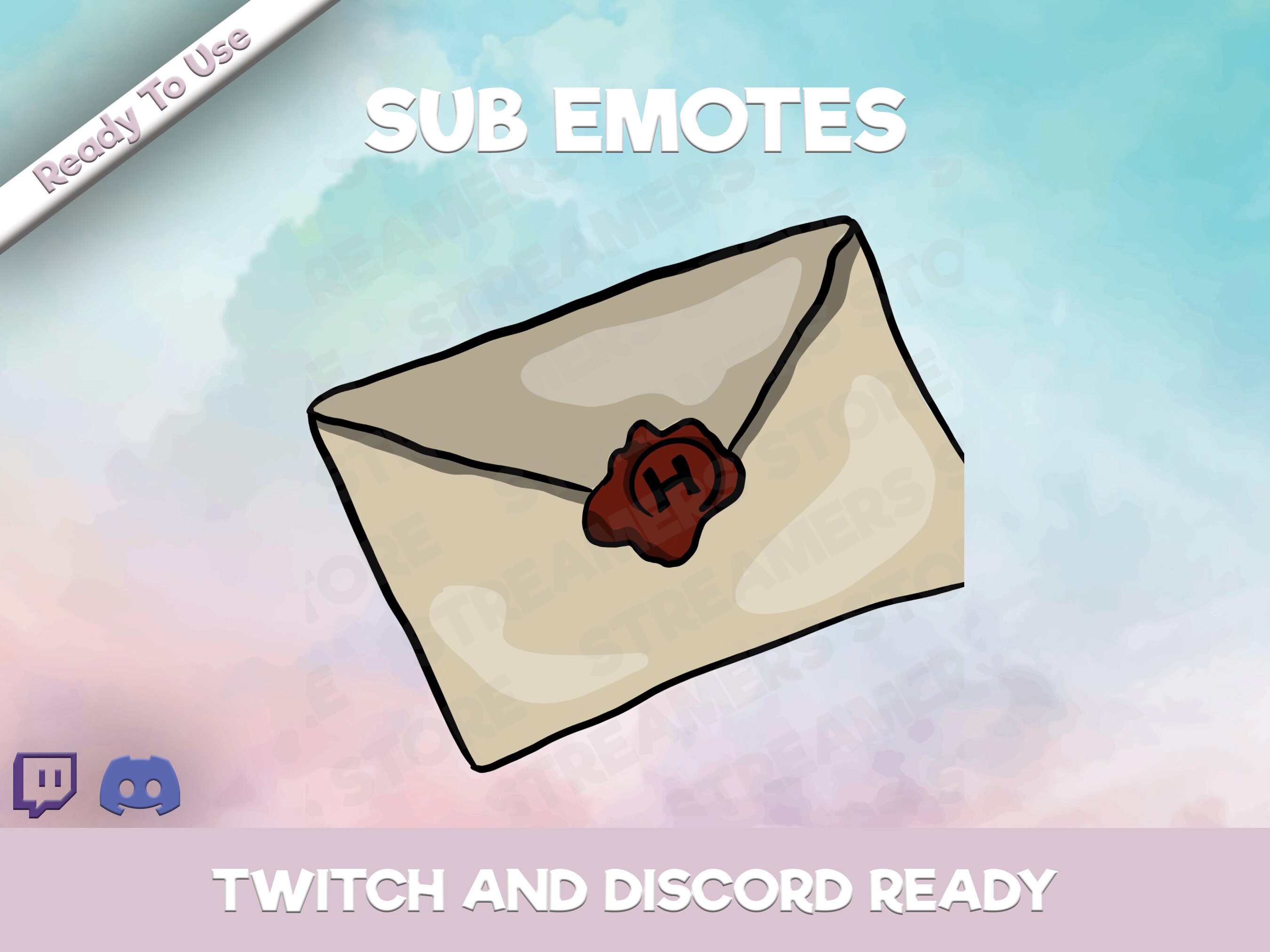 Hogwarts Letter Emote - Hogwarts Legacy Twitch Emote - Youtube Emote ...