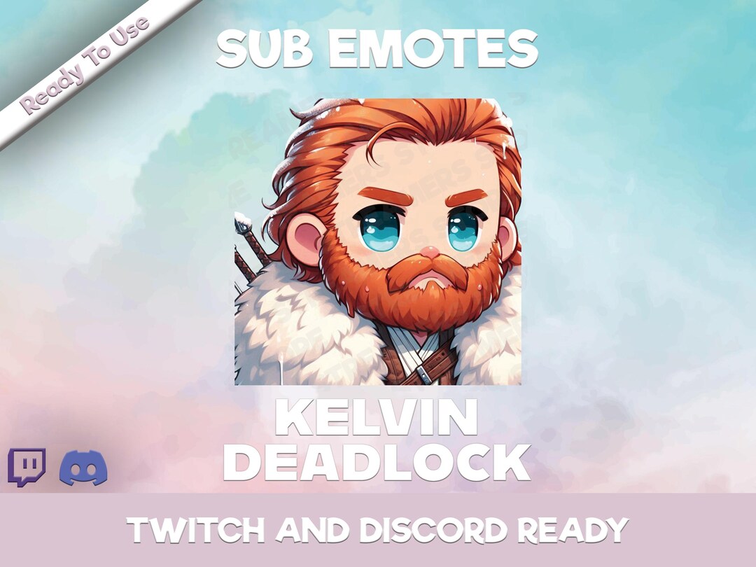 Kelvin From Deadlock Emote - Deadlock Emote - Twitch Emote - Youtube ...