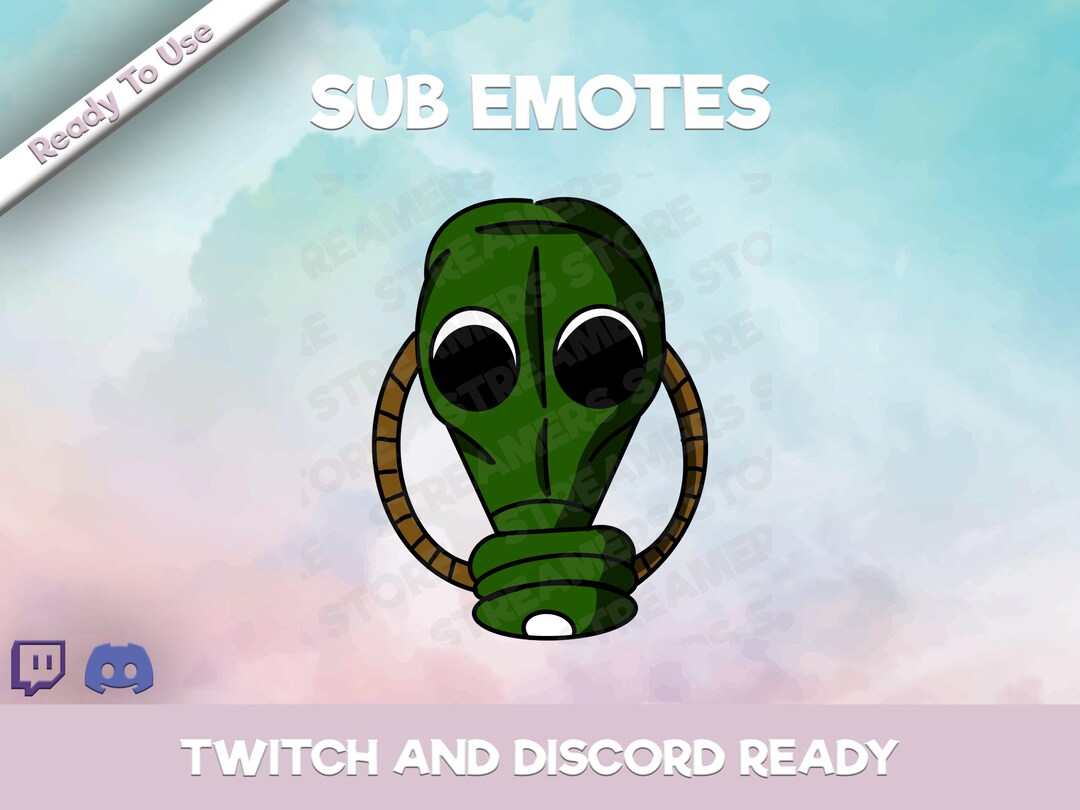 Gas Mask Emote - COD Twitch Emote - Youtube Emote - Discord Emote ...