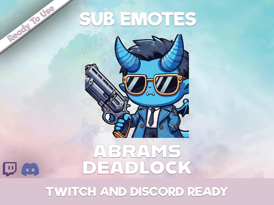 Abrams From Deadlock Emote - Deadlock Emote - Twitch Emote - Youtube ...