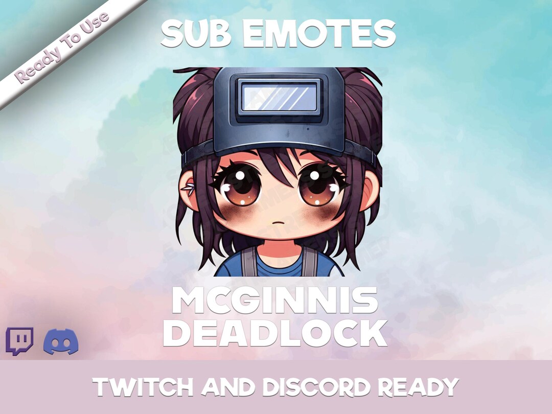 Mcginnis From Deadlock Emote - Deadlock Emote - Twitch Emote - Youtube ...