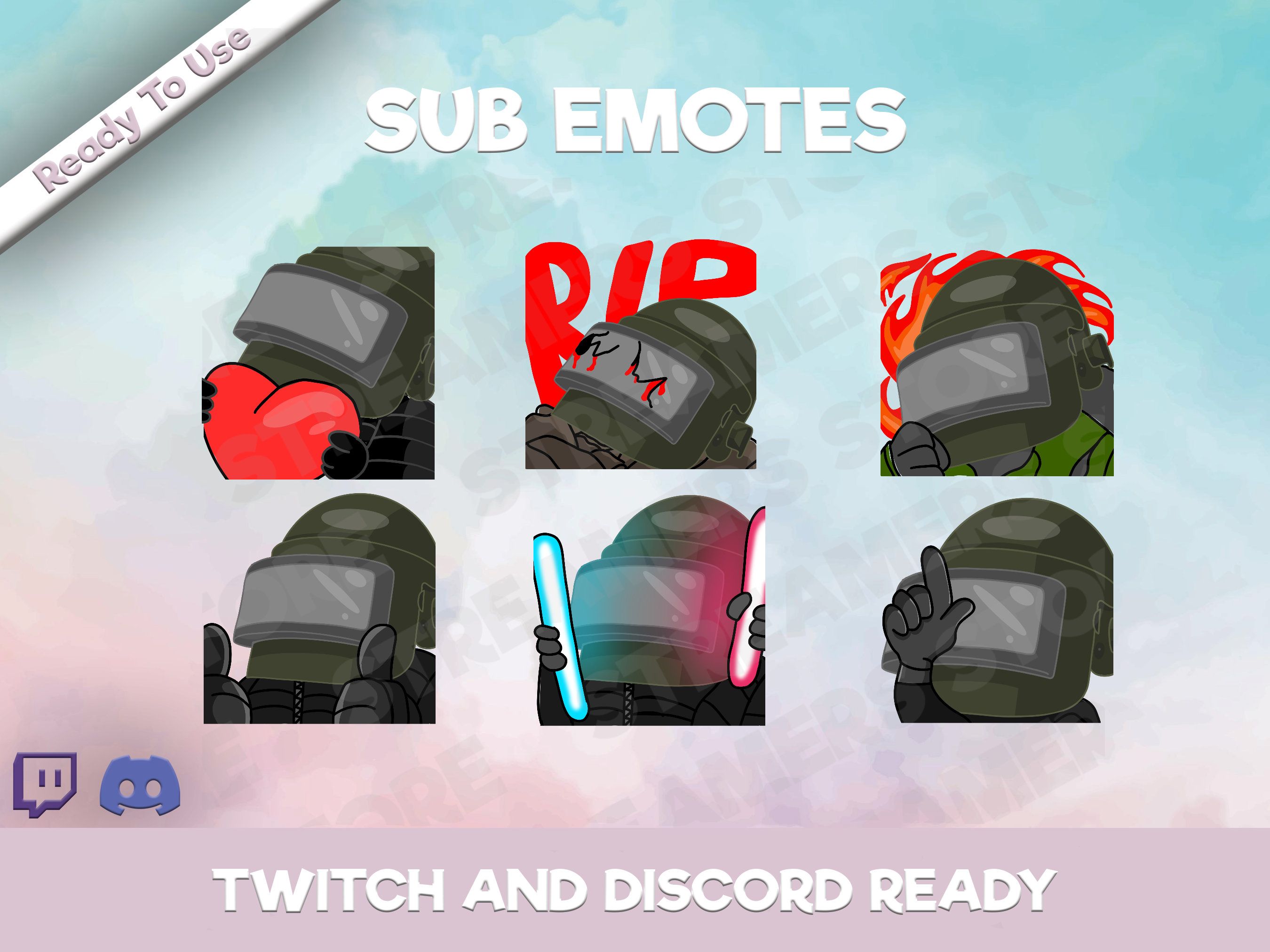 Escape From Tarkov Altyn Emote Set - Twitch Emote - Youtube Emote ...