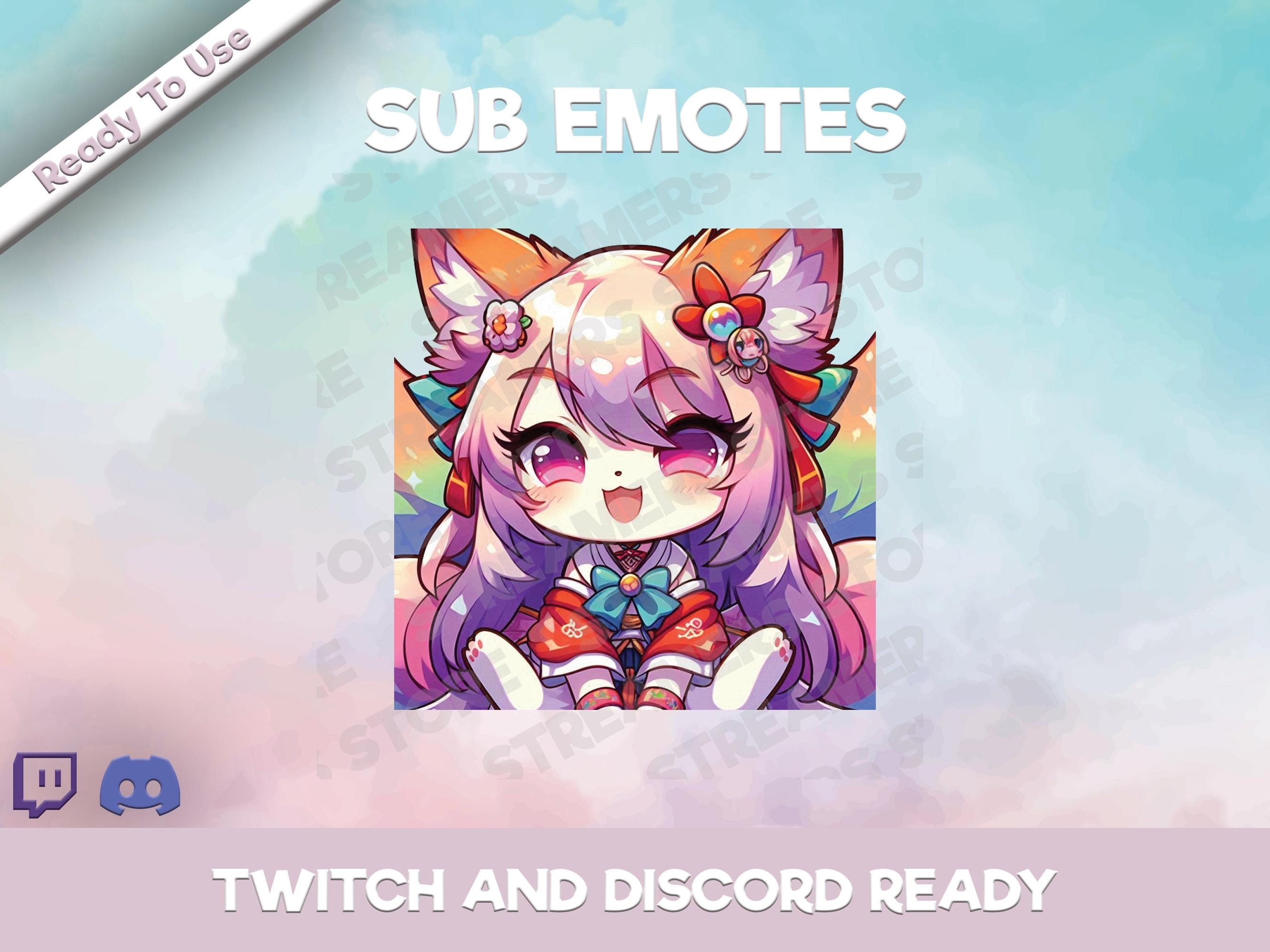Ahri the Nine Taled Fox Emote - League of Legends Emote - Twitch Emote ...