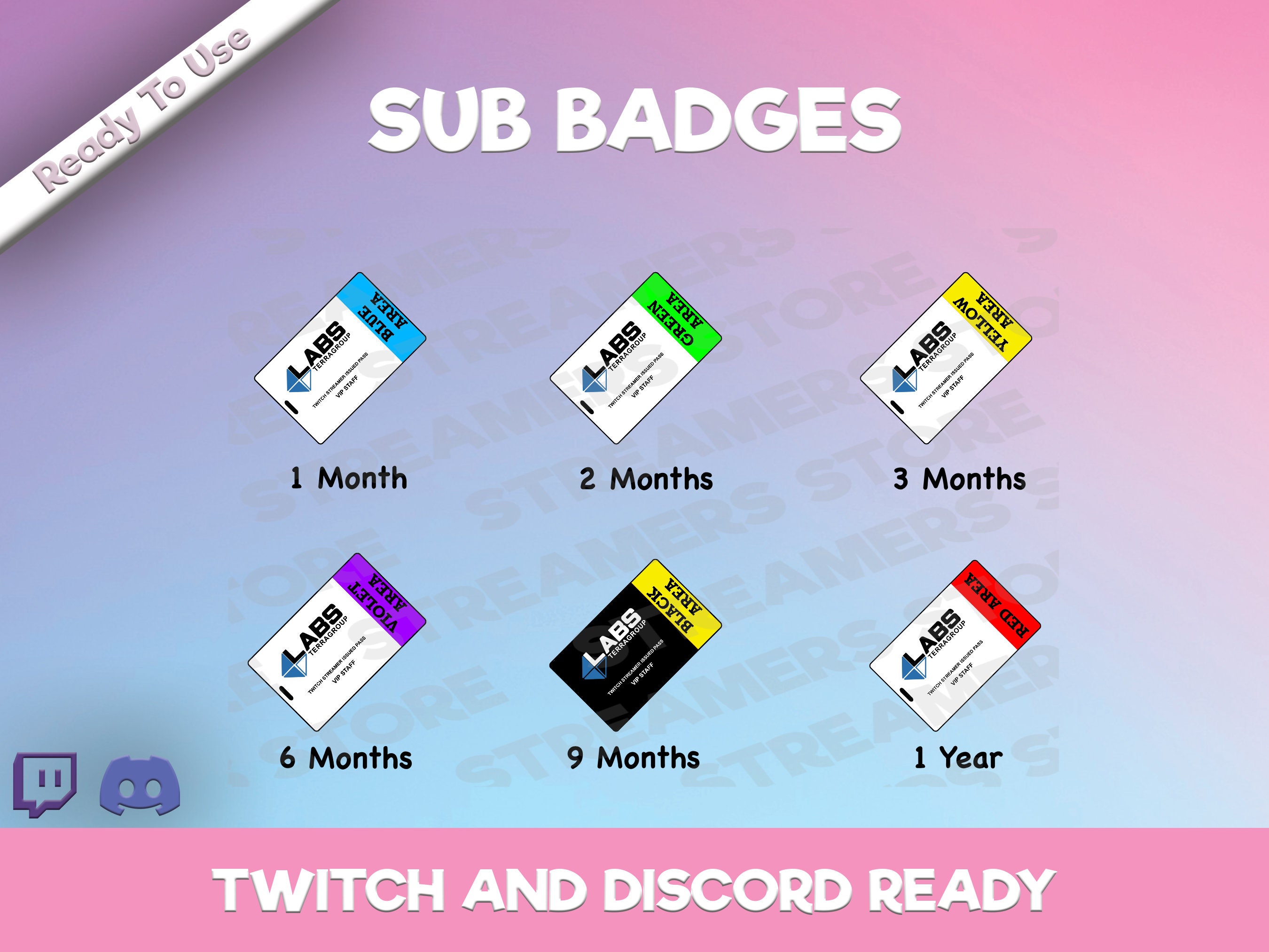 Tarkov Labs Key Cards Sub Badges - Tarkov Twitch Sub Badges - Youtube ...