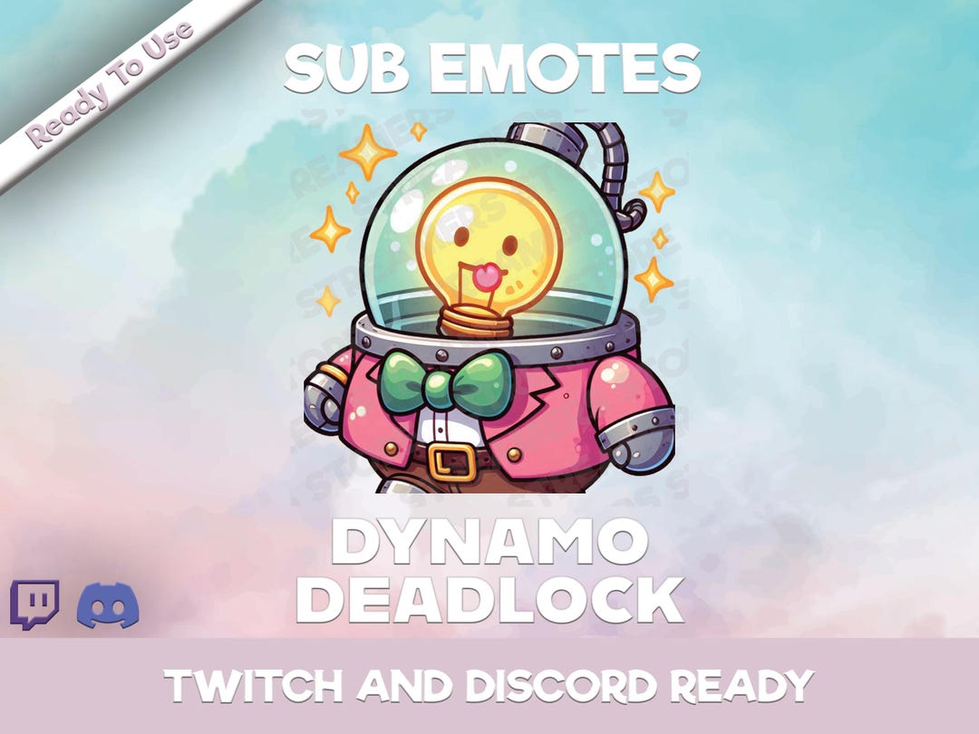 Dynamo From Deadlock Emote - Deadlock Emote - Twitch Emote - Youtube ...