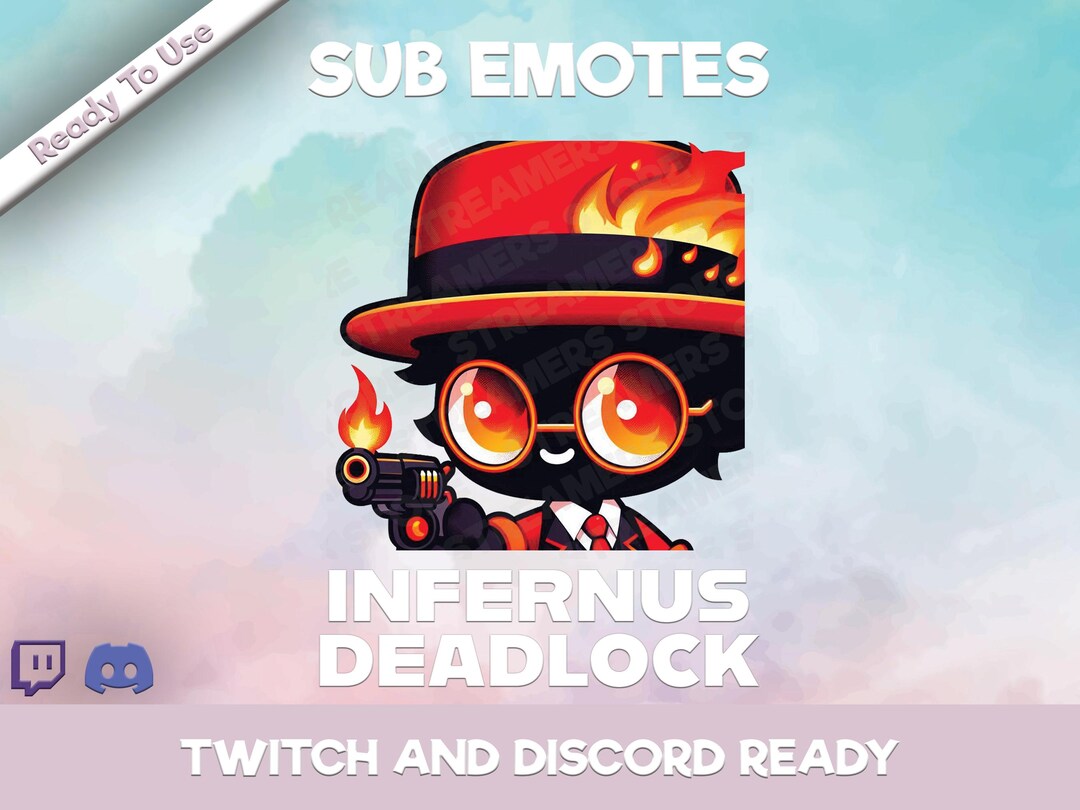 Infernus From Deadlock Emote - Deadlock Emote - Twitch Emote - Youtube ...