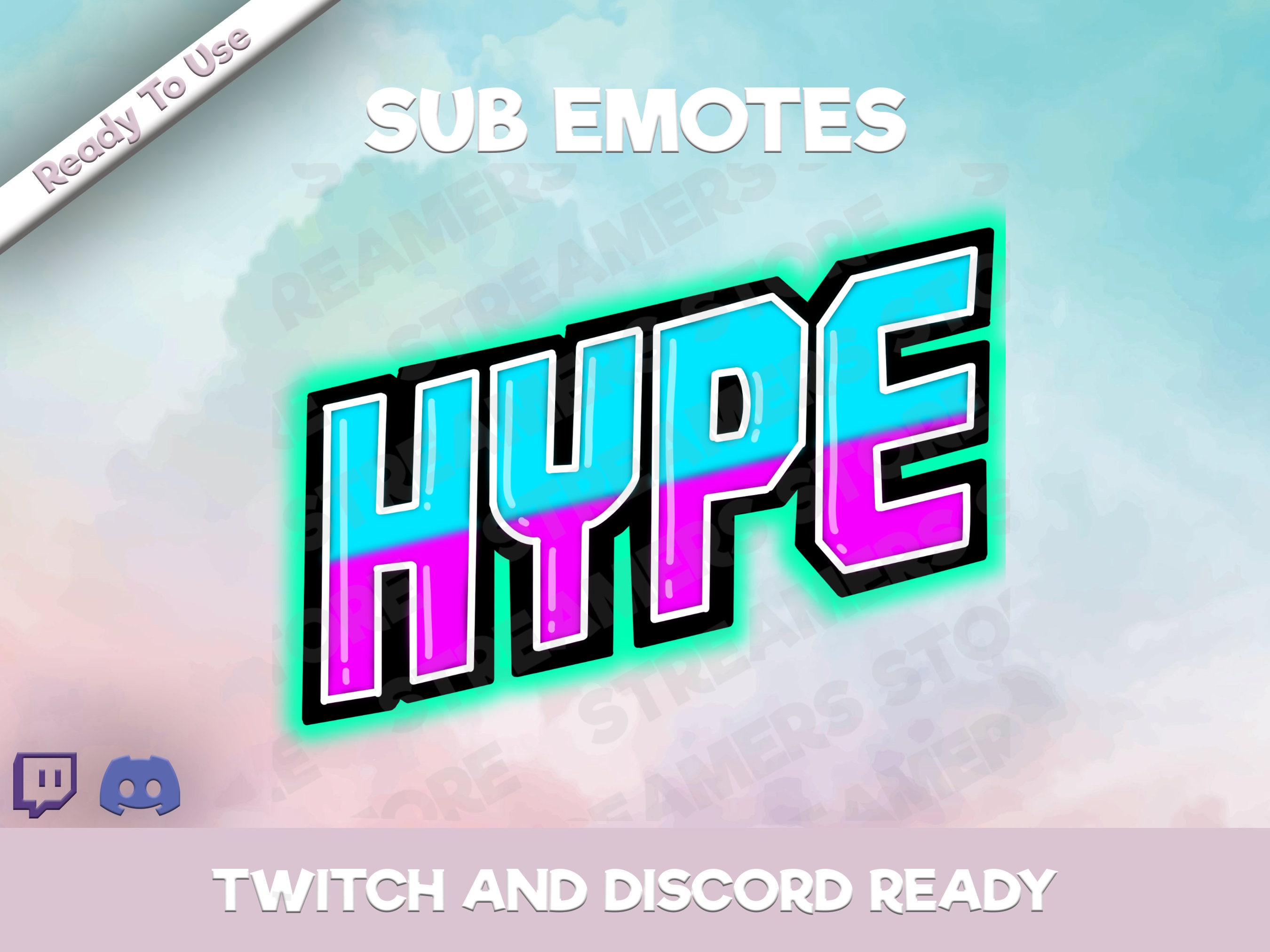 Hype Emote Twitch Emote Youtube Emote Discord Emote Streamer Emote ...