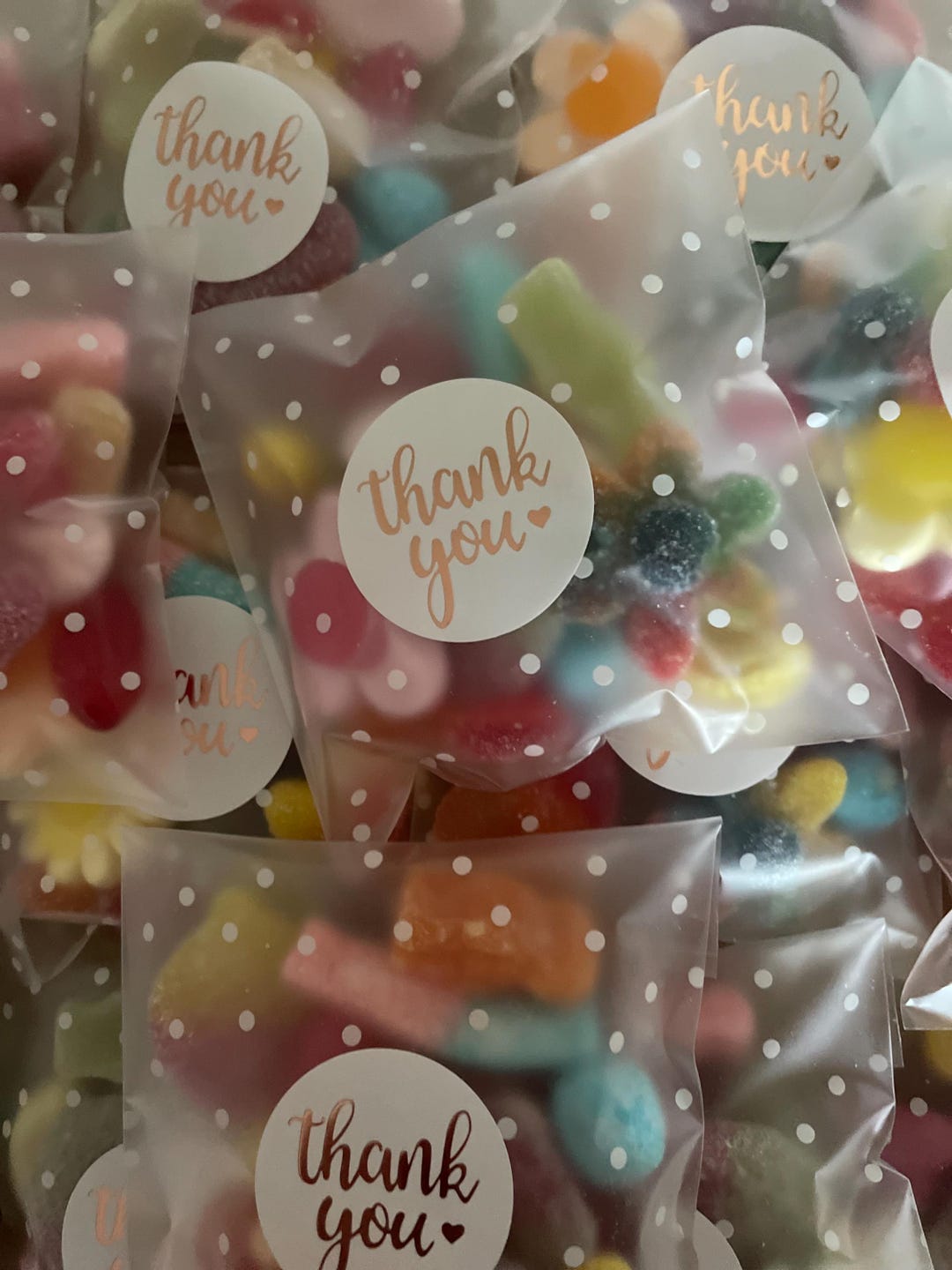 Thank You Favours / Sweets Bags / Wedding Favours / Party Gestures ...