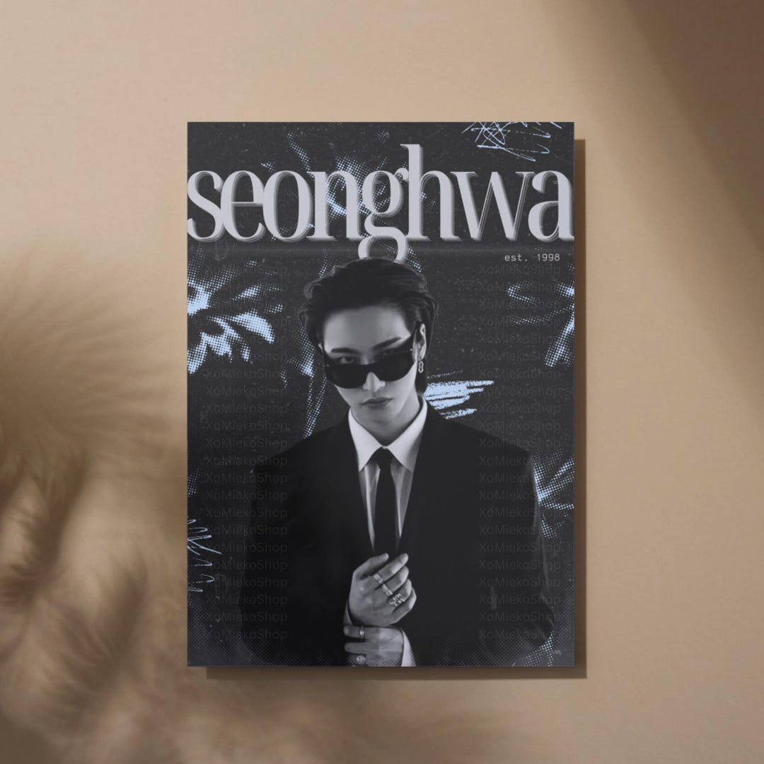 ATEEZ SEONGHWA Poster, Ateez Merch, Ateez Home Decor, Ateez Matz ...