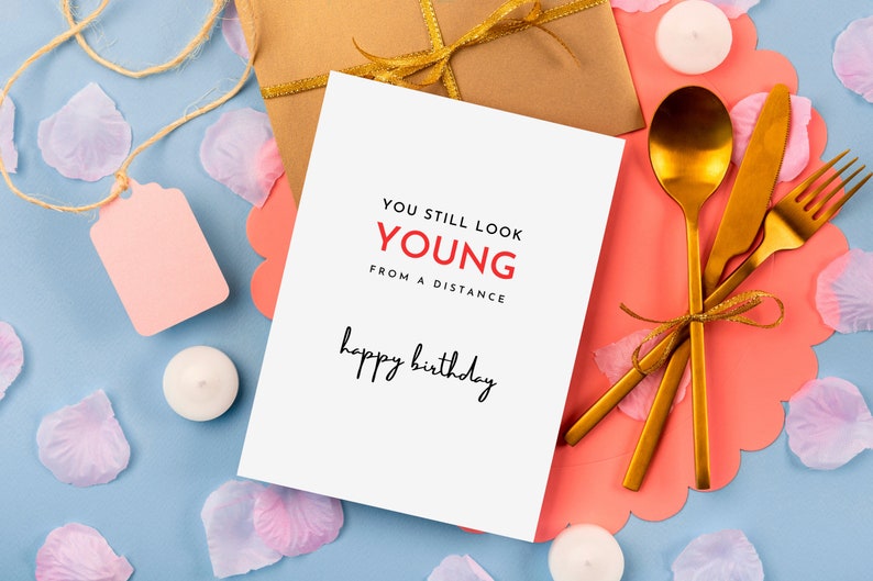 Printable Humorous Birthday Card DIY Birthday Card Trendy - Etsy