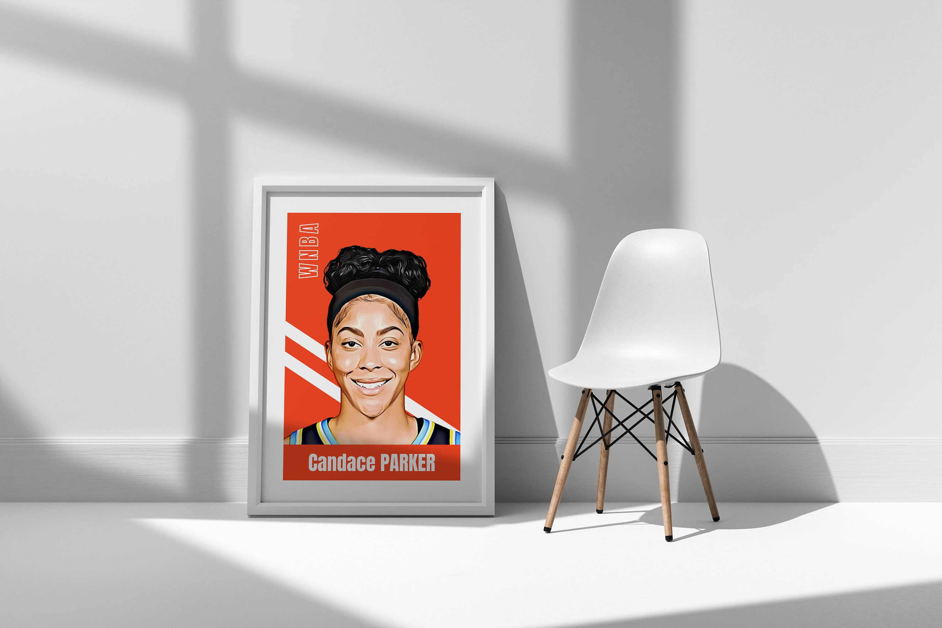 Candace Parker, WNBA Posters, Basketball, Basketball Poster, WNBA Wall ...