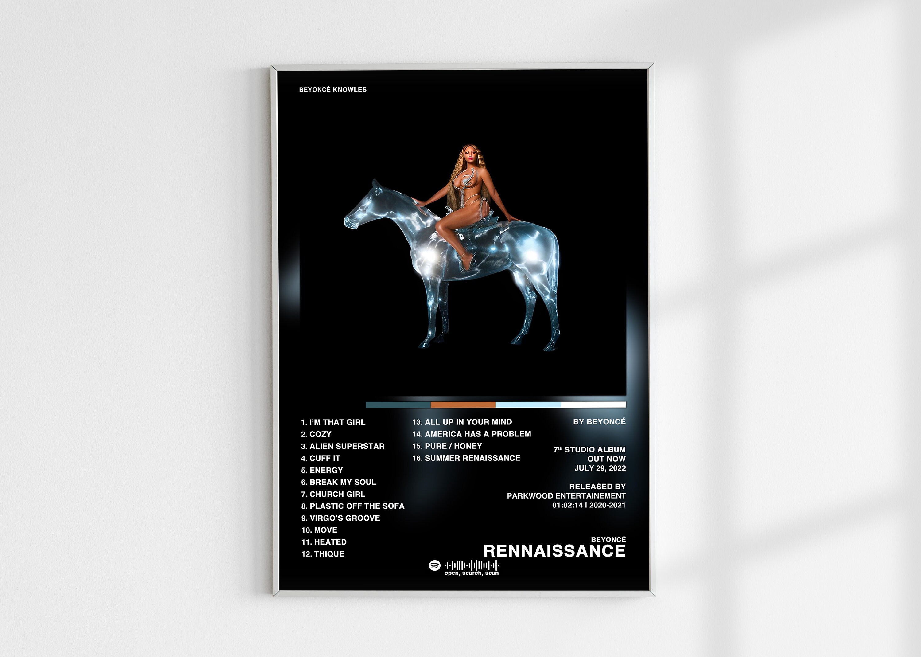 Beyonc Renaissance Album Cover Posters, Us Rap Album Cover Wall Decor