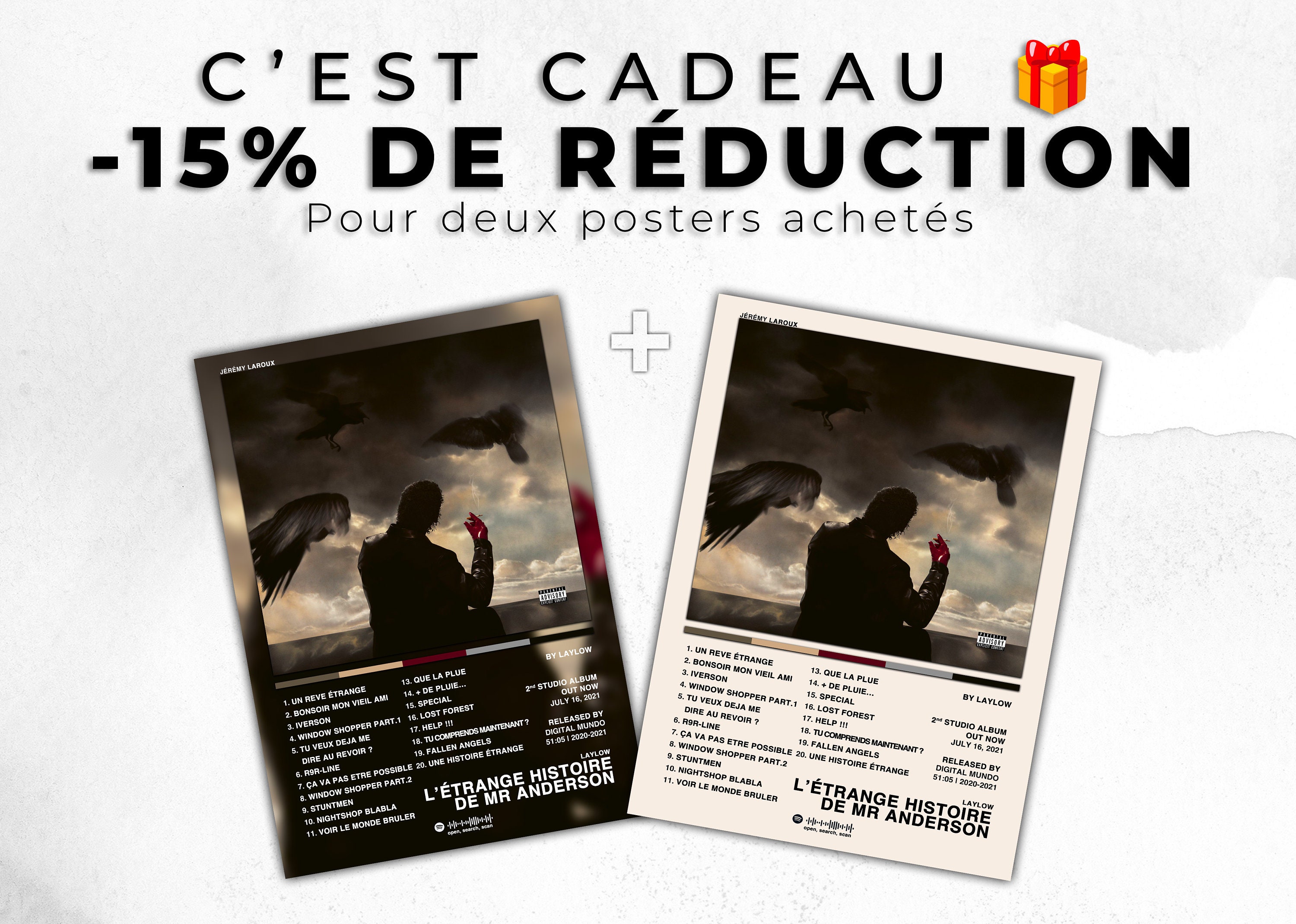 Laylow Posters | Poster album The Curious Case of Mr. Anderson Cover ...