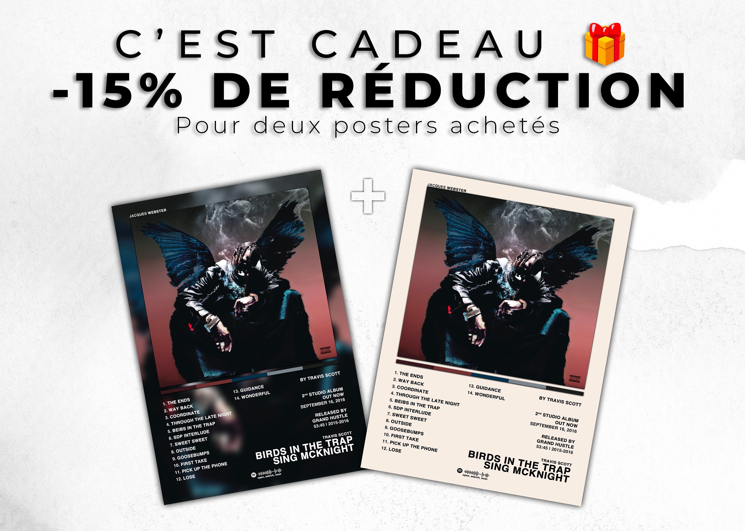 Travis Posters | BIrds In The Trap Sing McKnight Album Poster ...