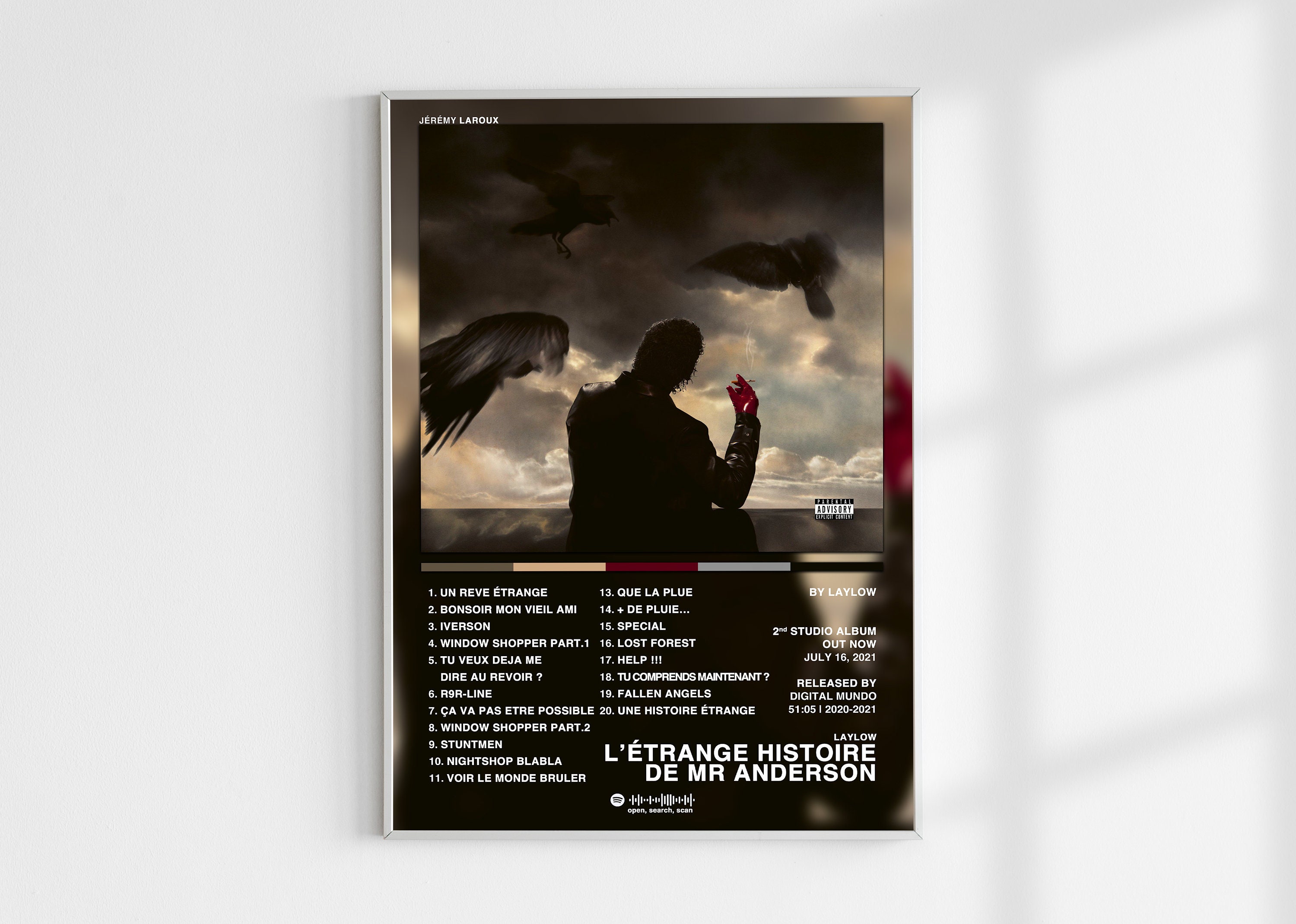 Laylow Posters | Poster album The Curious Case of Mr. Anderson Cover ...