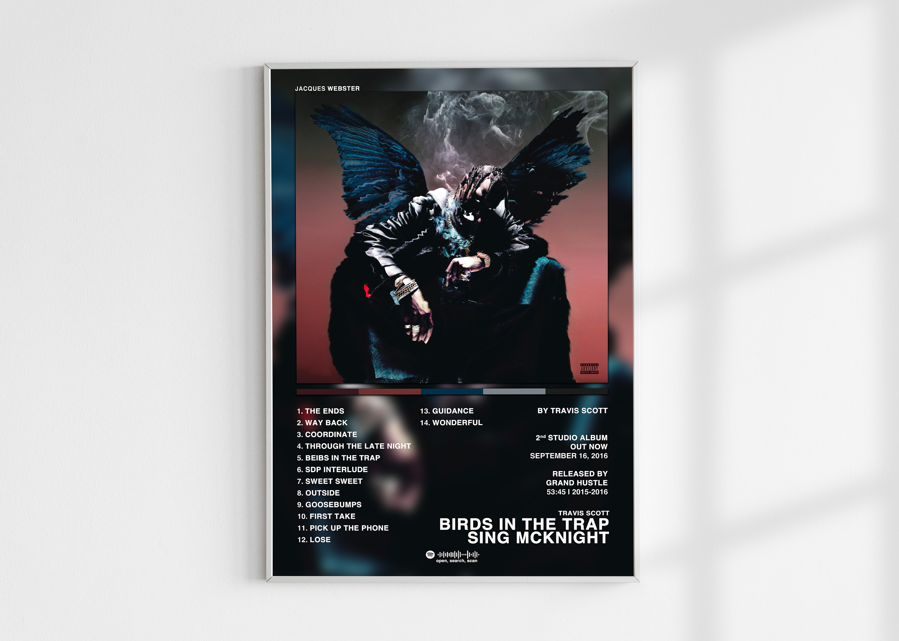 Travis Posters | BIrds In The Trap Sing McKnight Album Poster ...