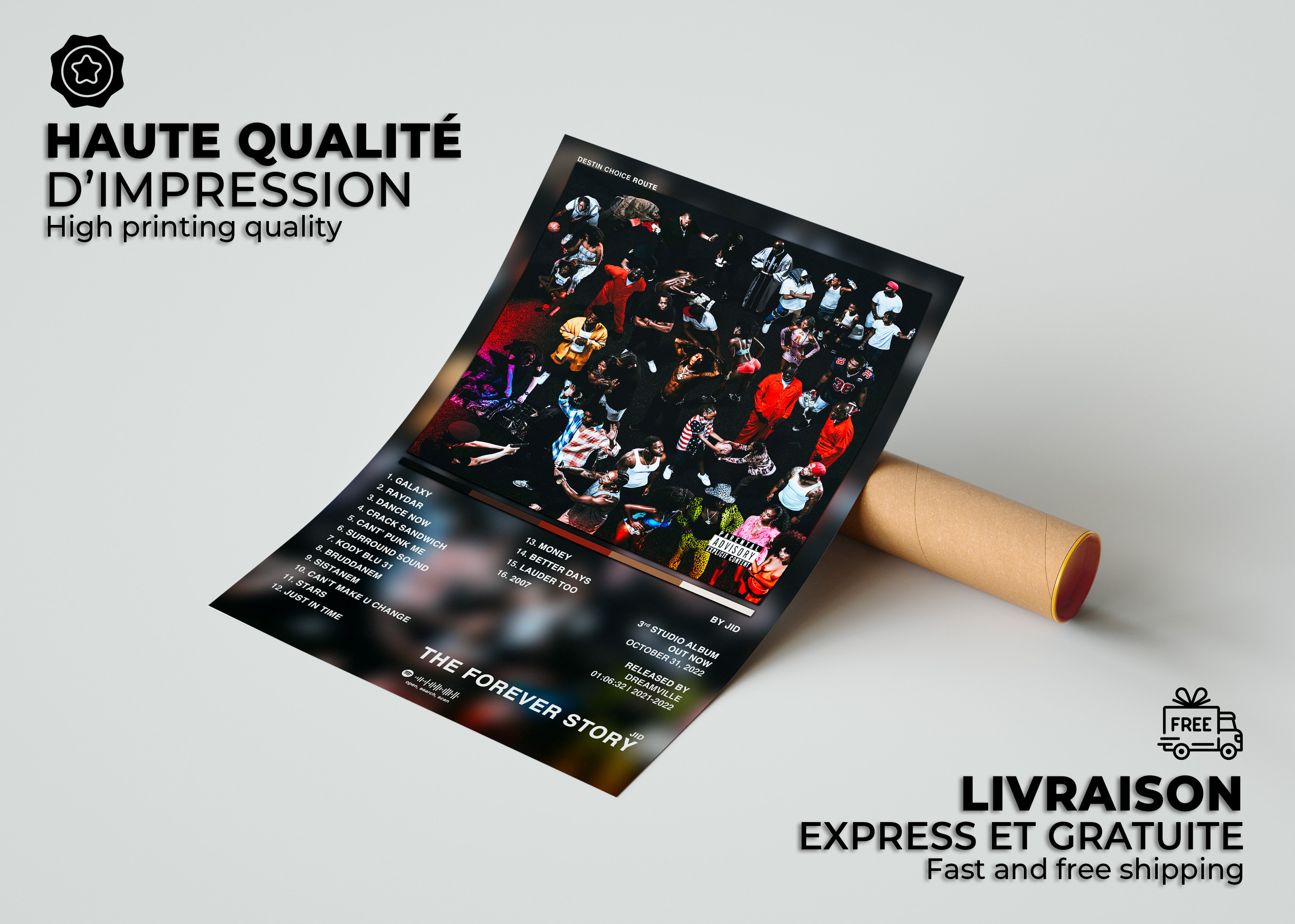 Posters of JID | The Forever Story album poster sold by Dheeraj Yadav ...