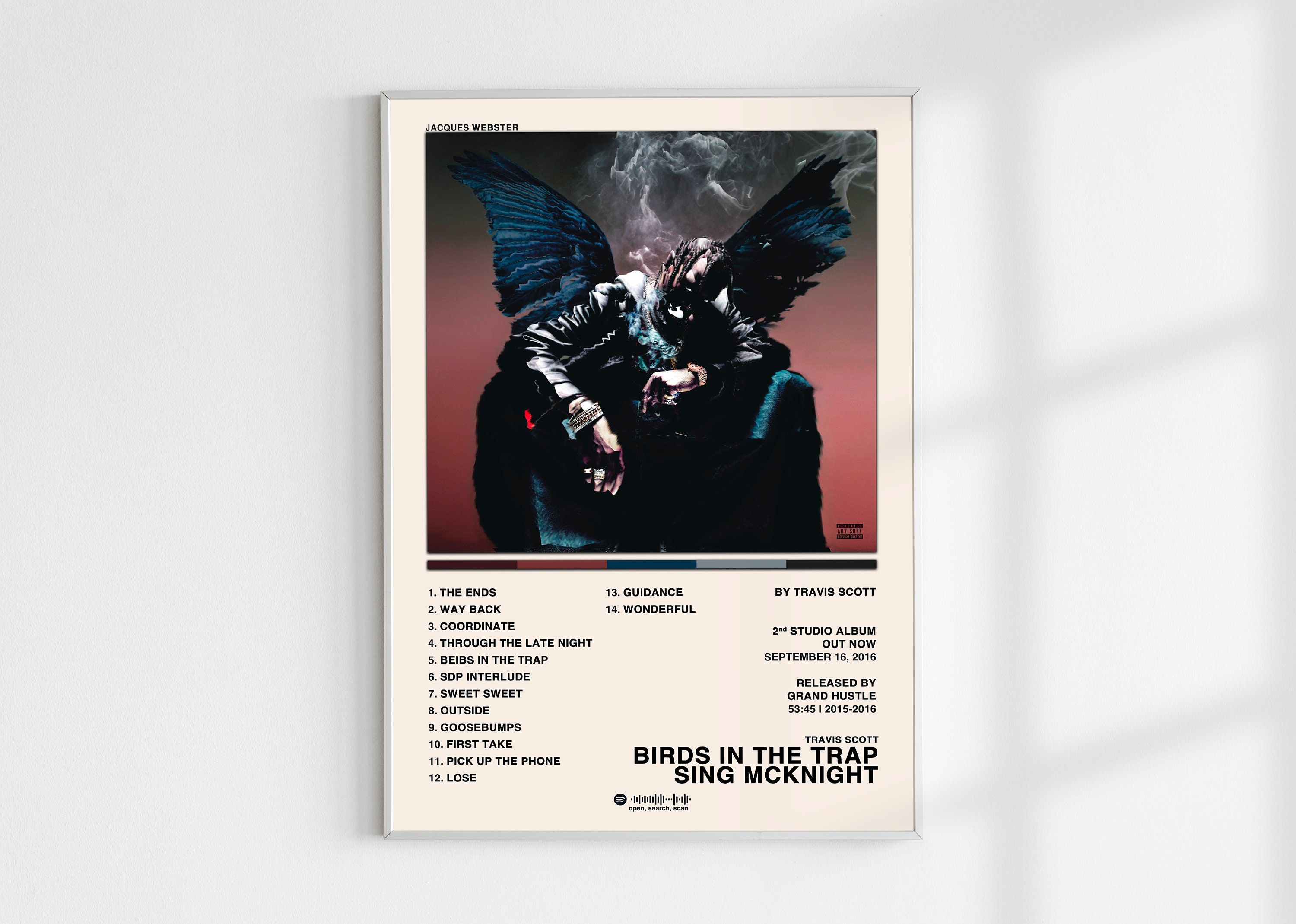 Travis Posters | BIrds In The Trap Sing McKnight Album Poster ...