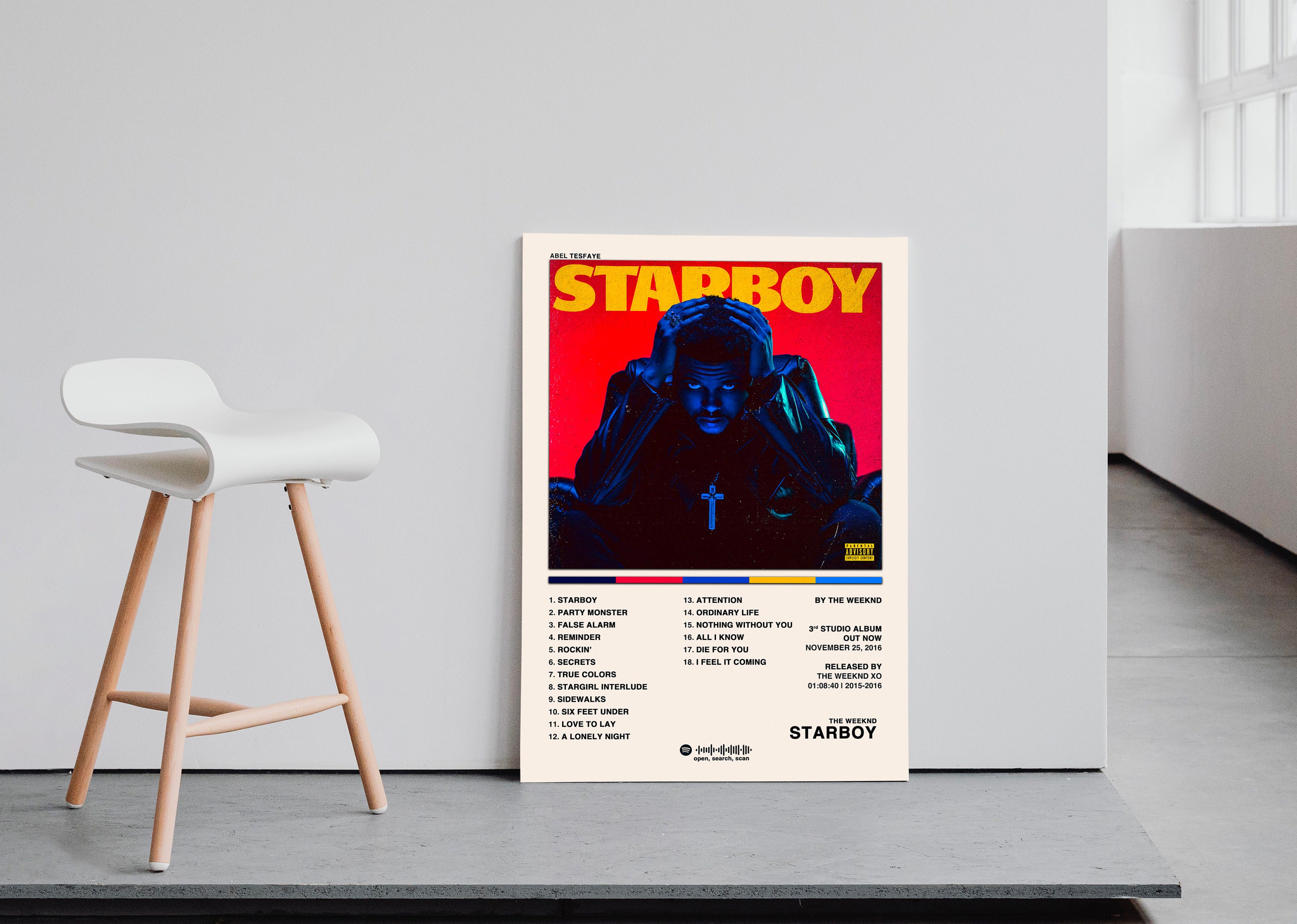 Posters Of Weeknds | Starboy Album Poster | Posters - US Rap Posters ...