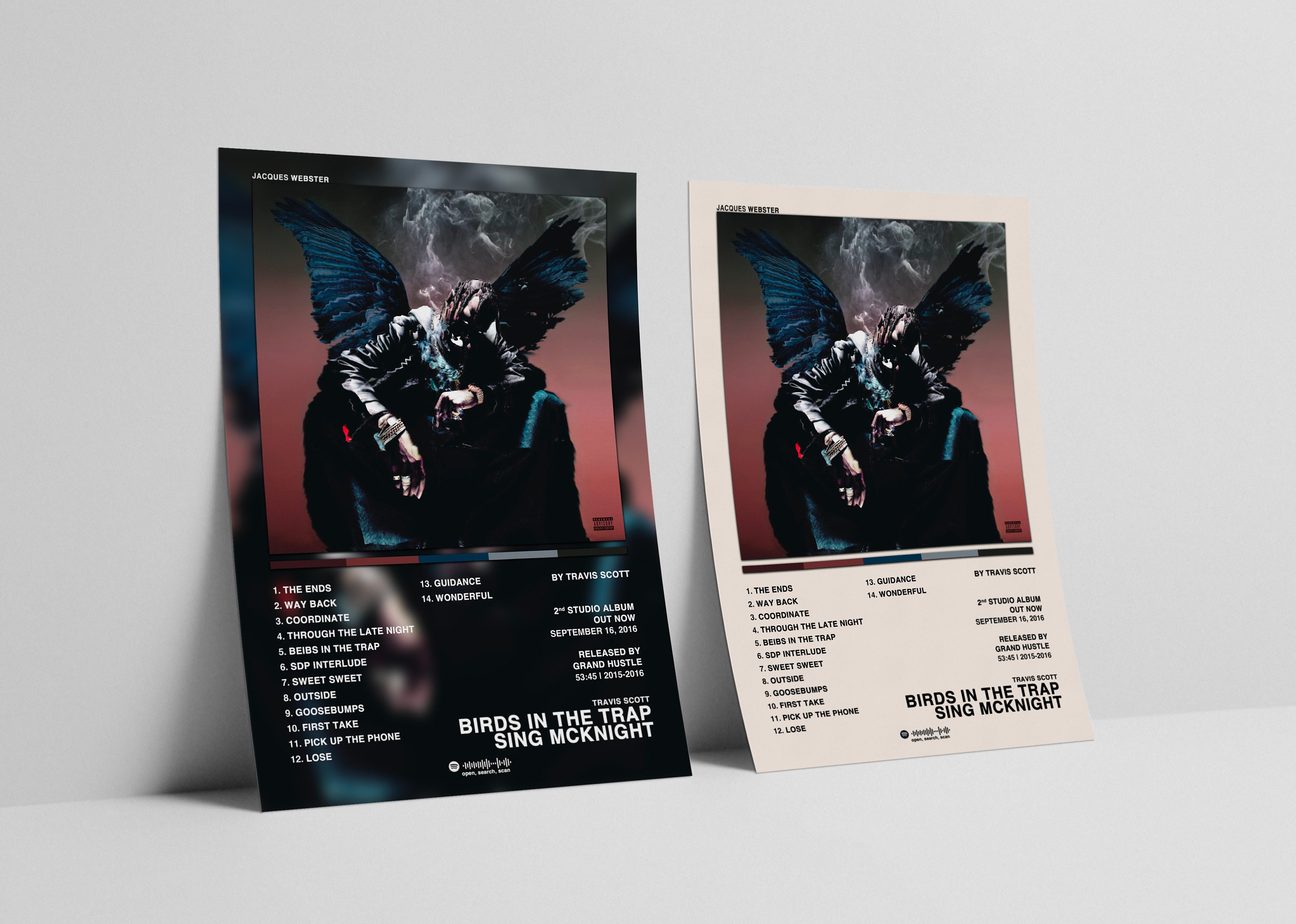 Travis Posters | BIrds In The Trap Sing McKnight Album Poster ...