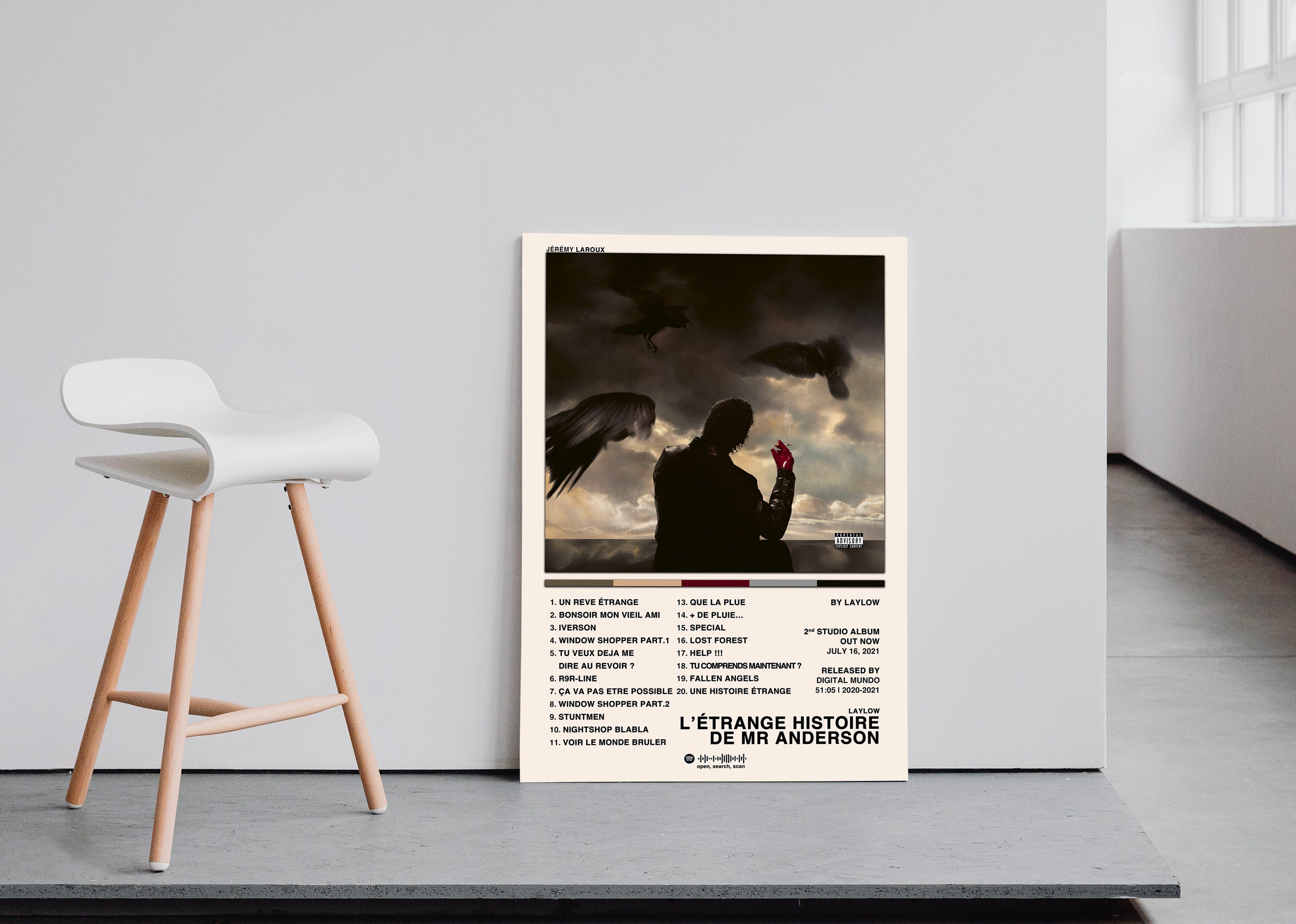 Laylow Posters | Poster album The Curious Case of Mr. Anderson Cover ...