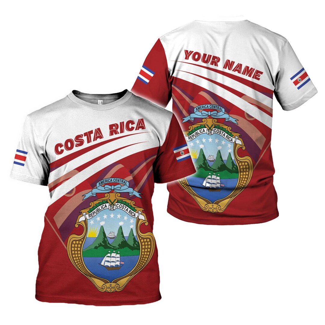 Personalized Costa Rica Shirt Costa Rica Tshirt 3D All Over - Etsy