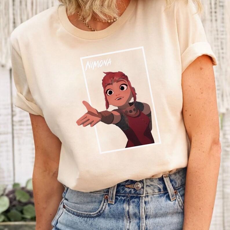 NIMONA T-shirt Nimona Anti Hero Shirt Nimona Cartoon Comic - Etsy