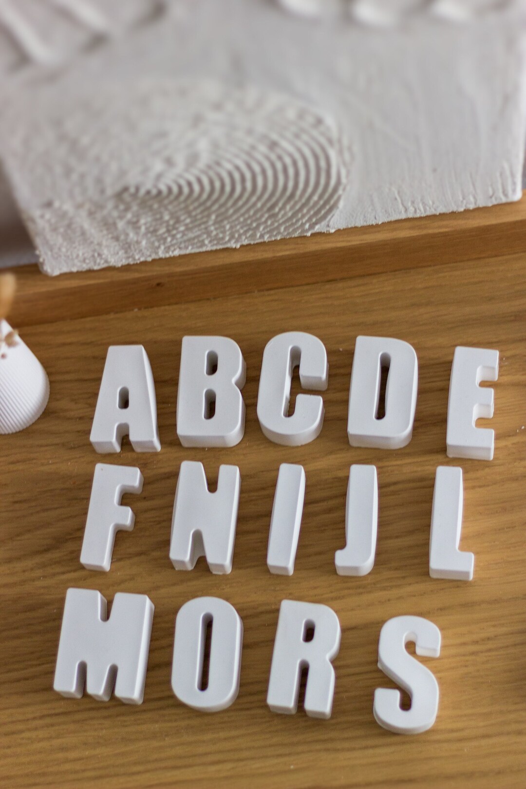 Individual Lettering Made of Ceramic Letters Personalized Lettering ...
