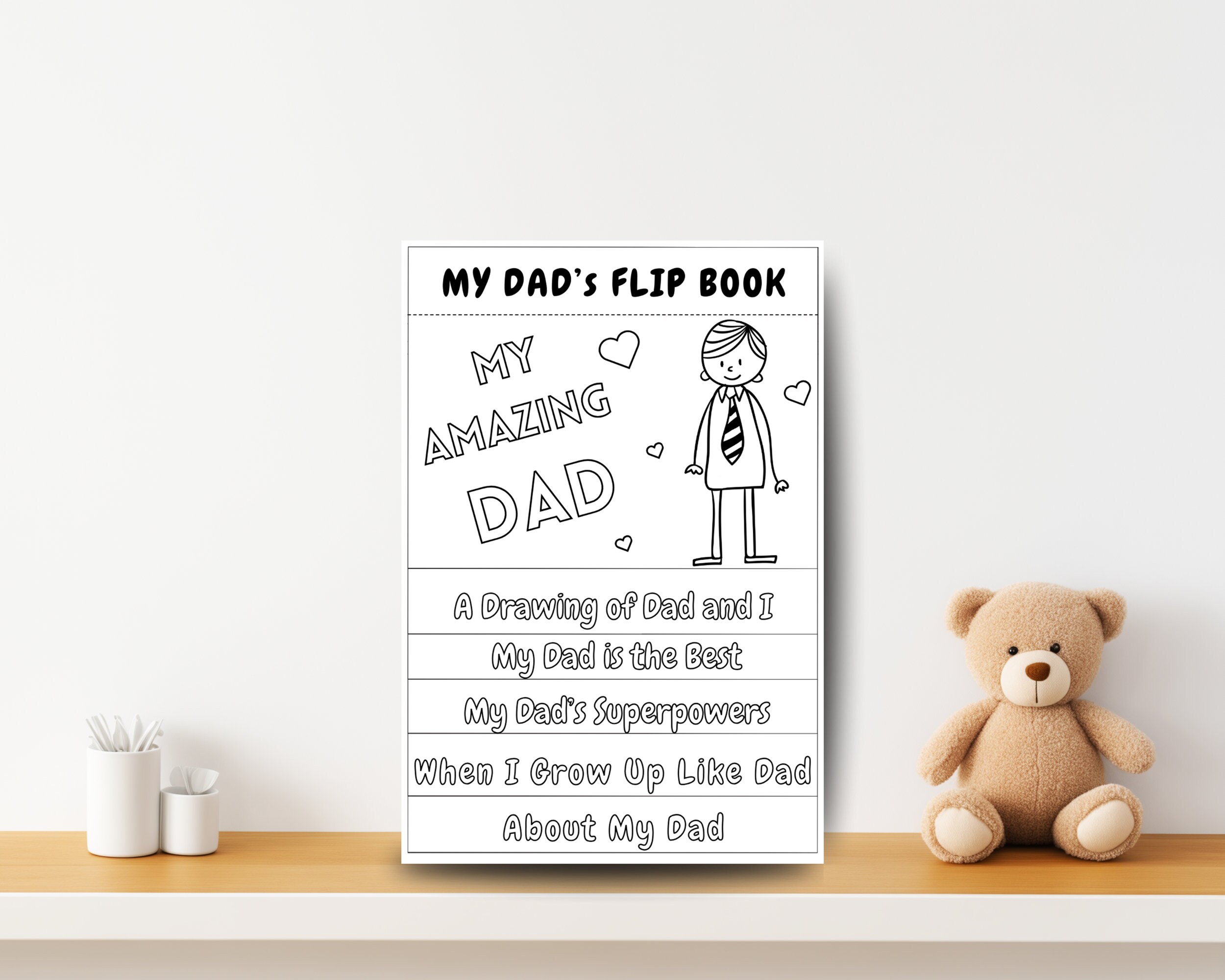 Happy Father’s Day Craft Gift, Best Dad Ever, Last Minute Gift Idea for ...