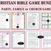 5 Bible Games BUNDLE, Christian Easter Games, Printable Christian Games ...