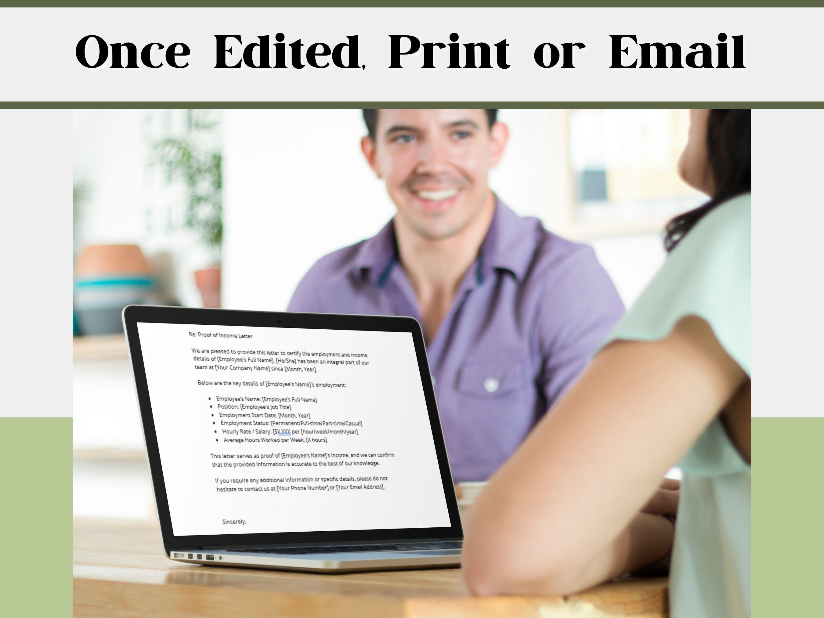 Letter of Recommendation Template for Childcare, Professional Character ...