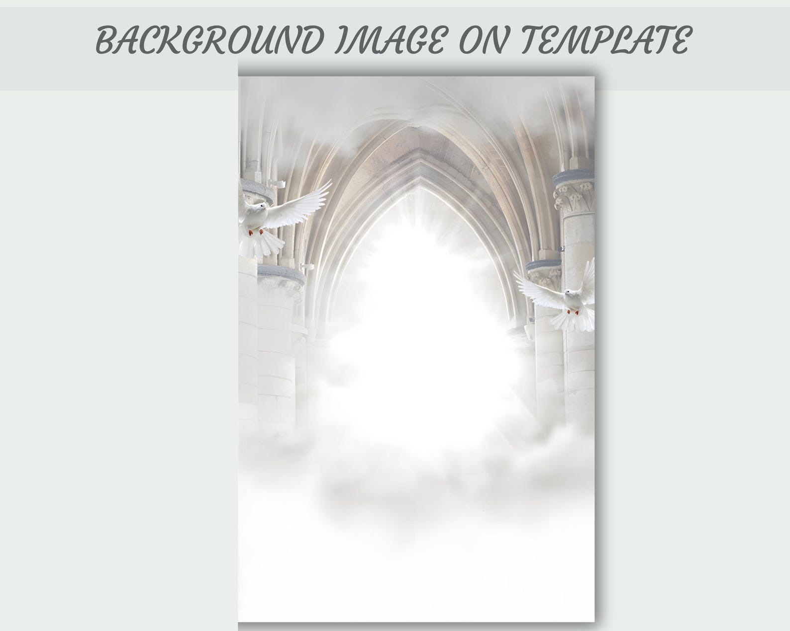 Editable Funeral Resolution Letter for a Funeral Service Church Funeral ...