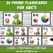Alphabet Flashcards for Early Letter Recognition, Printable Learning ...