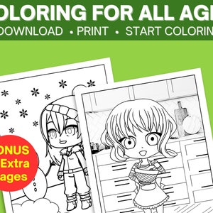 Coloring Page Bundle 35 Coloring Pages for Kids Teens or - Etsy