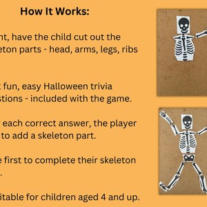 Build a Skeleton Printable Game, Hangman Game With a Skelton, 36 ...