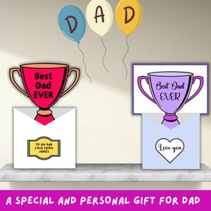 Fathers Day Coloring Card, Printable Father's Day Craft for Kids, Best ...