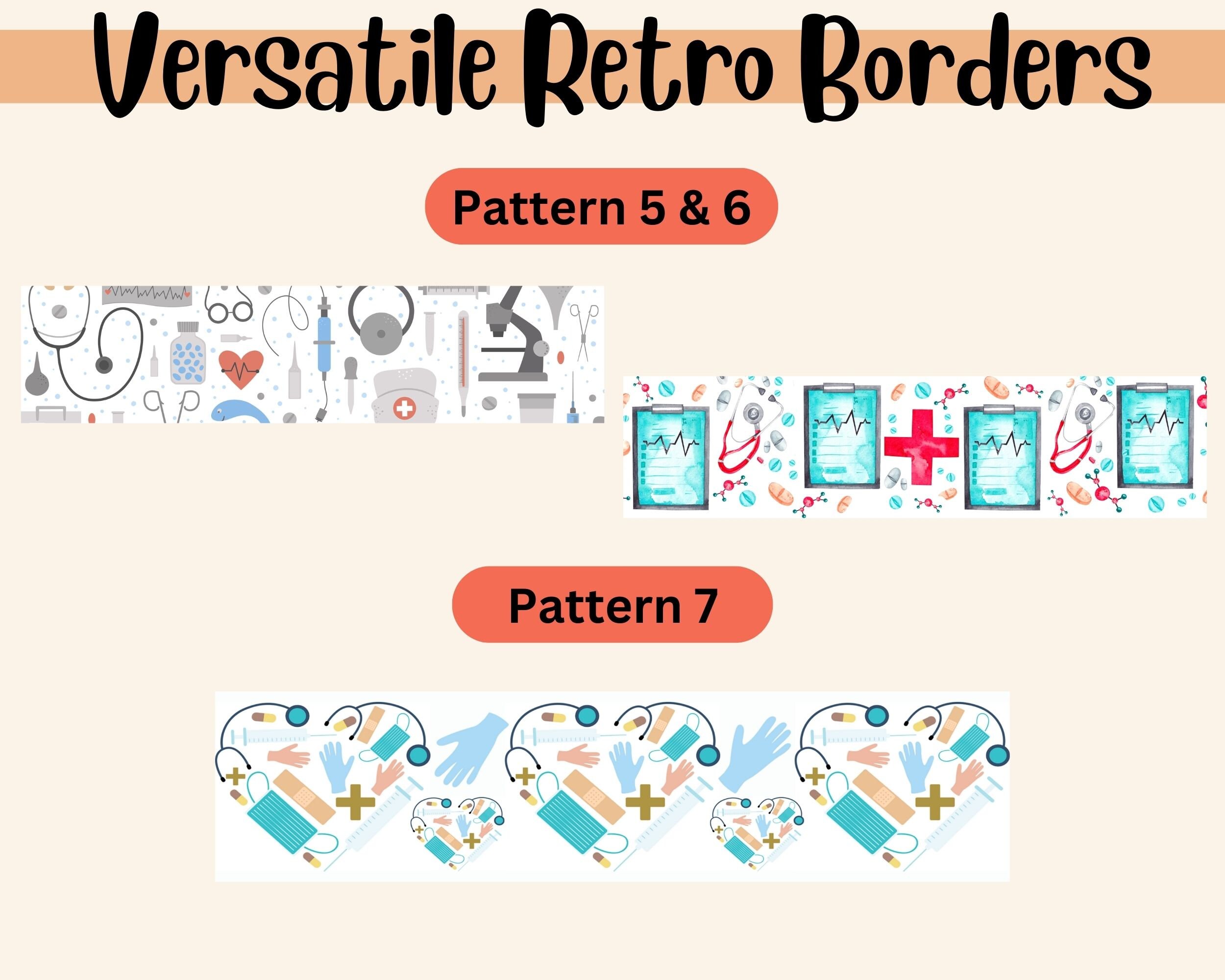 Bulletin Board Borders for School Nurse, Nurse Office. Add Creativity ...