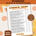 Pumpkin True or False, Printable Pumpkin Trivia Game, Thanksgiving ...
