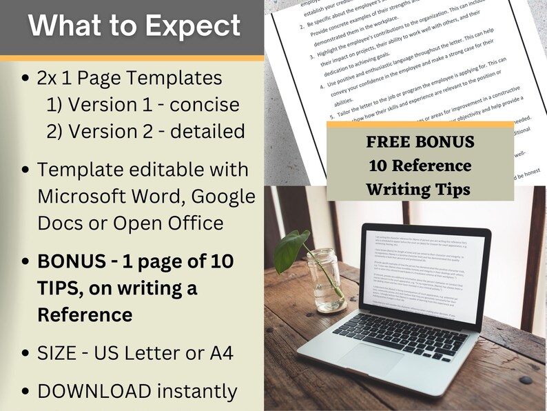 Nurse Letter of Recommendation Template for RN, LPN or School Nurse, Write Personalized Nursing ...