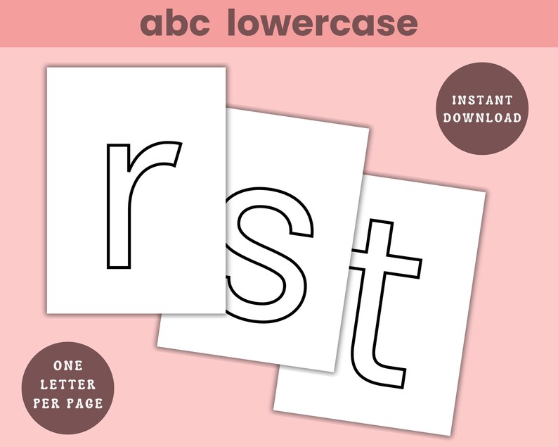 Block Letters, Large Alphabet Letters Printable, Bulletin Board Letters ...