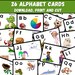 Alphabet Flashcards for Early Letter Recognition, Printable Learning ...