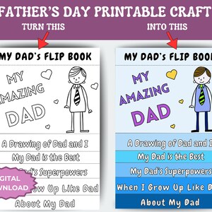 Happy Father’s Day Craft Gift, Best Dad Ever, Last Minute Gift Idea for ...