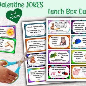 32 Printable Valentines Jokes Kids Lunch Box Jokes and Riddles Make It ...