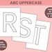 Block Letters, Large Alphabet Letters Printable, Bulletin Board Letters ...